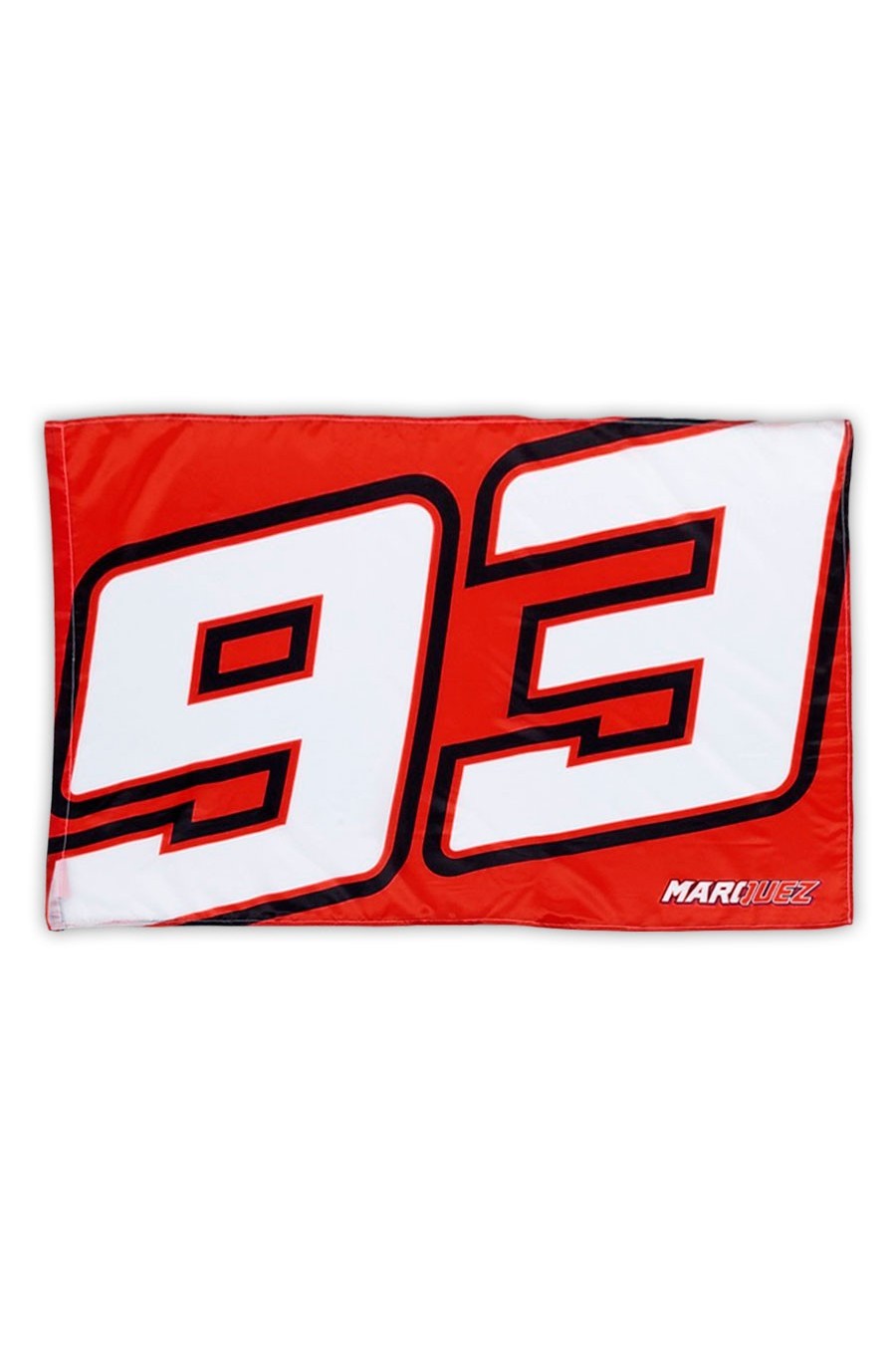Comprar Bandera Marc MÃ¡rquez. Disponible en rojo, unisex