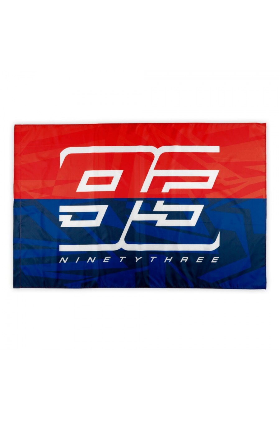 Comprar Bandera Marc Márquez 93. Disponible en rojo, unisex